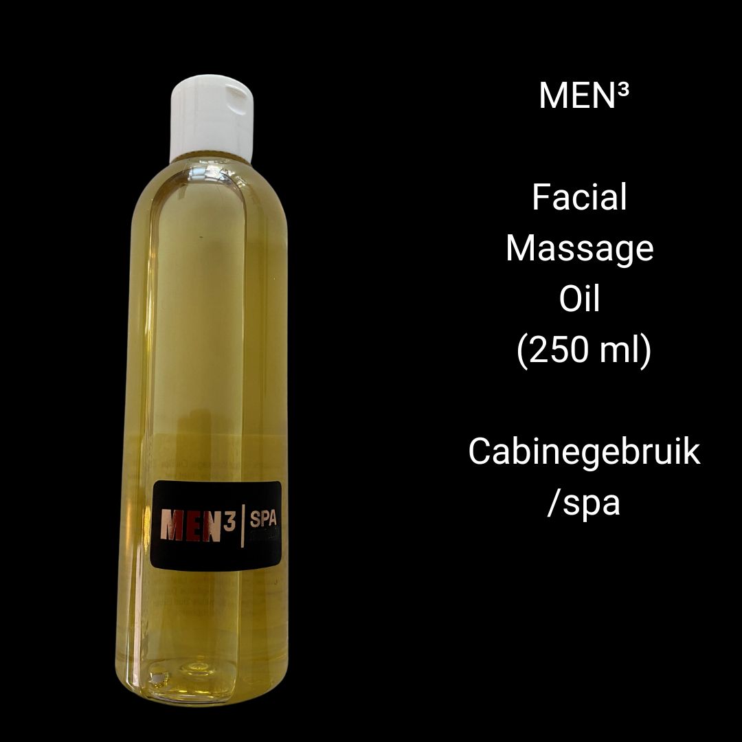MEN³ Facial Massage Oil Cabine / Spa (250ml) - CosMENtis